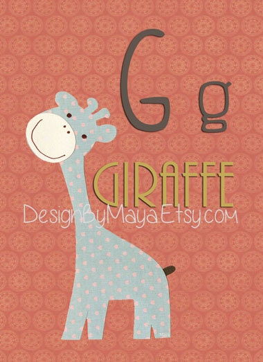 ABC Name Art Wall Art Baby Names ABC Wall Art Alphabet Wall - Etsy