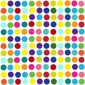 Mixed Colors Confetti Polka Dot, Wall Decals Kids Room, Nursery Wall ...