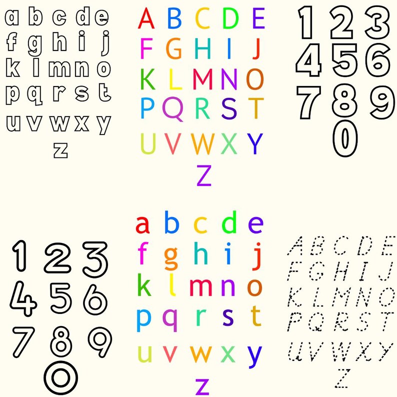 55 + Educational Posters, Vintage Style, Flash Cards & Tracing Tools ...