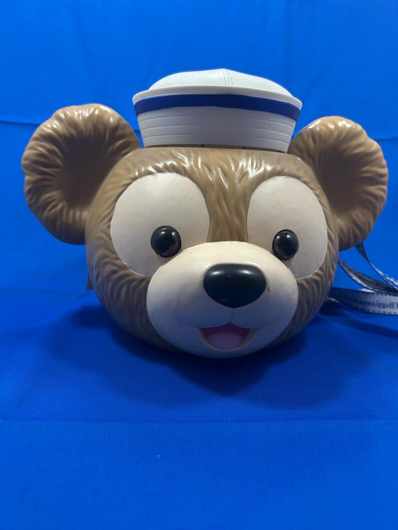 Rare Disney Duffy Bear Sailor Popcorn Bucket – Tokyo Disneysea ...