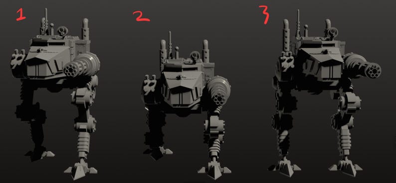 Rat Walker - Mad's Minis - Critter Control - 3 Poses - Abs-like Resin ...