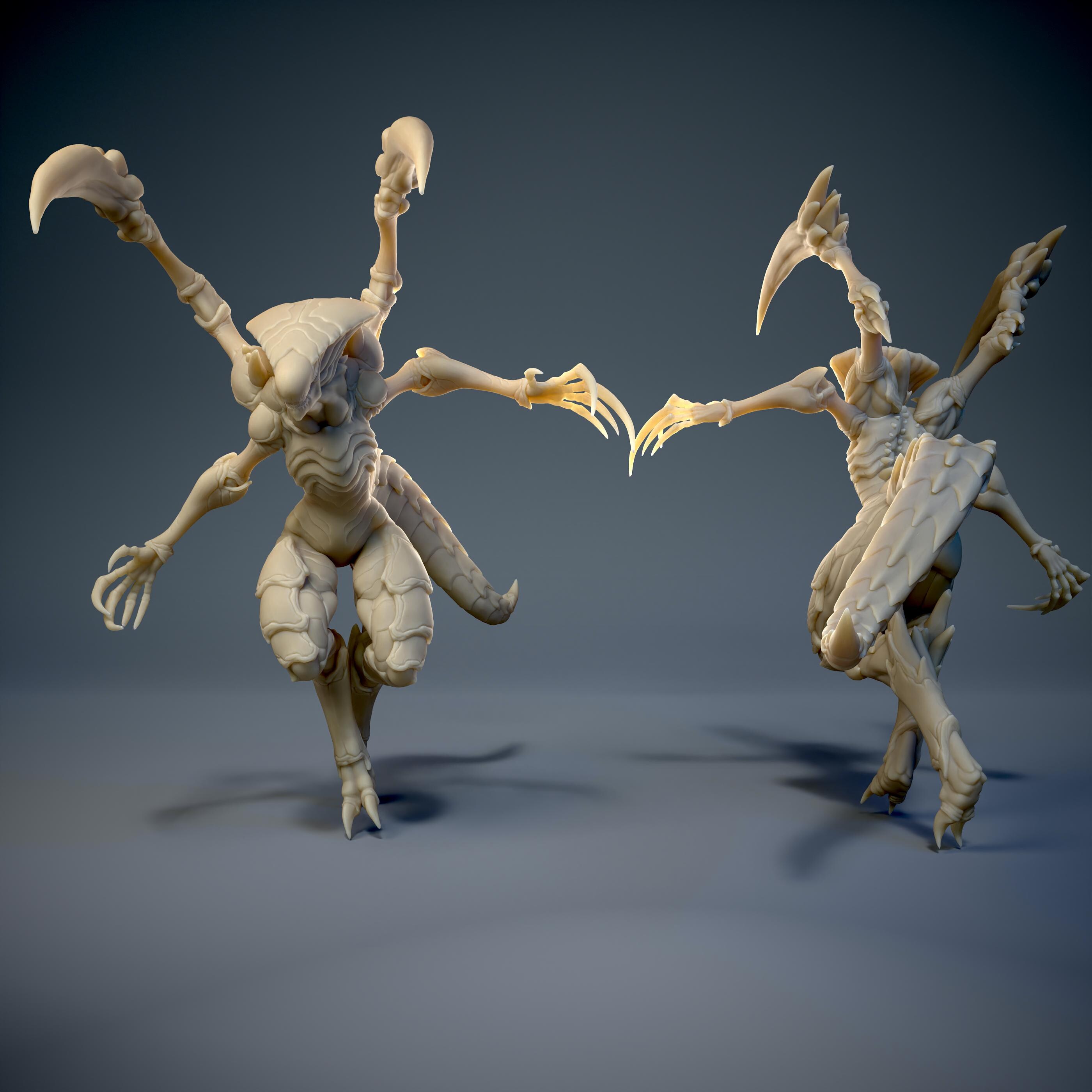 Grunt Evo - Mad's Minis - 10 Poses - High Quality Abs-like Resin 3d ...