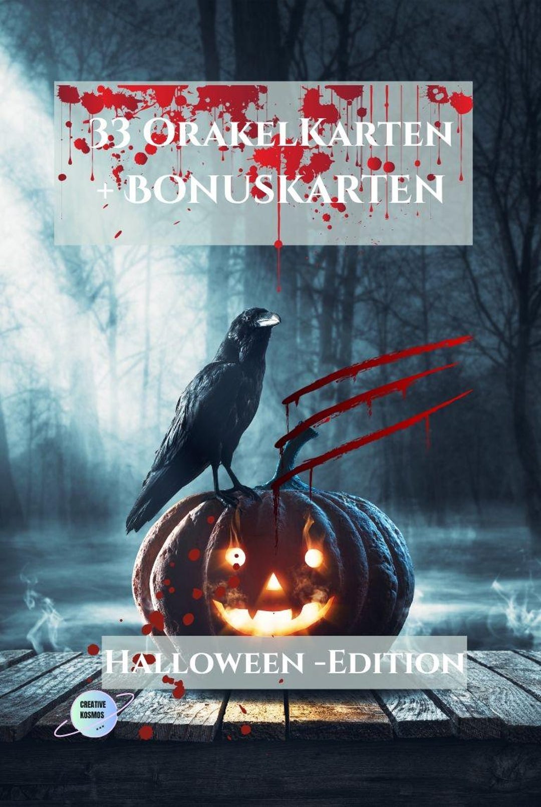 33 Halloween Oracle Cards + 21 Bonus Cards | Including Digital Workbook ...