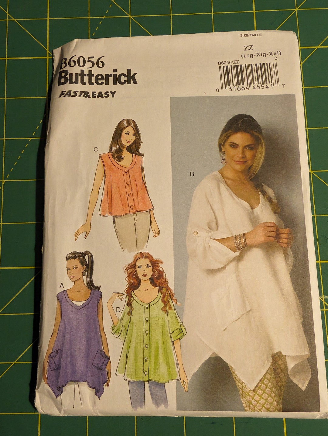 Butterick 6056 Sewing Pattern UNCUT Sizes L - XXL - Etsy