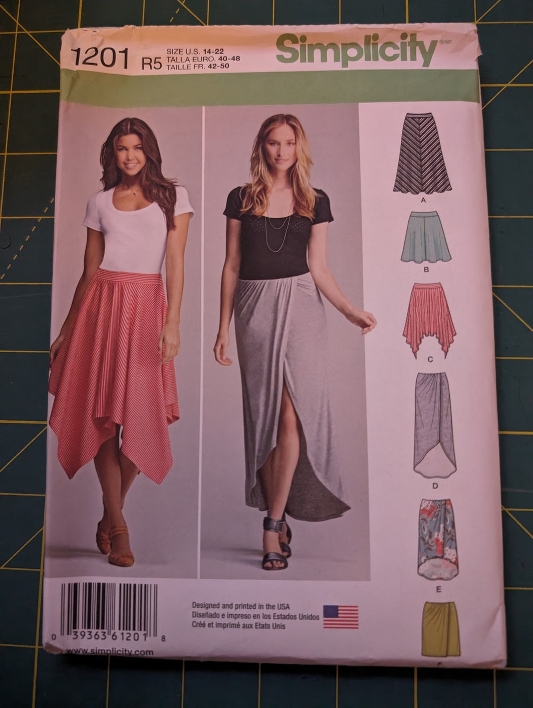 Simplicity 1201 Sewing Pattern UNCUT Sizes 14-22 - Etsy