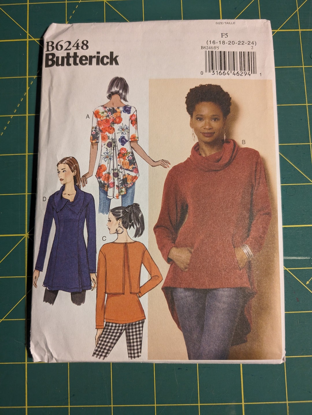 Butterick 6248 Sewing Pattern UNCUT Sizes 16-24 - Etsy