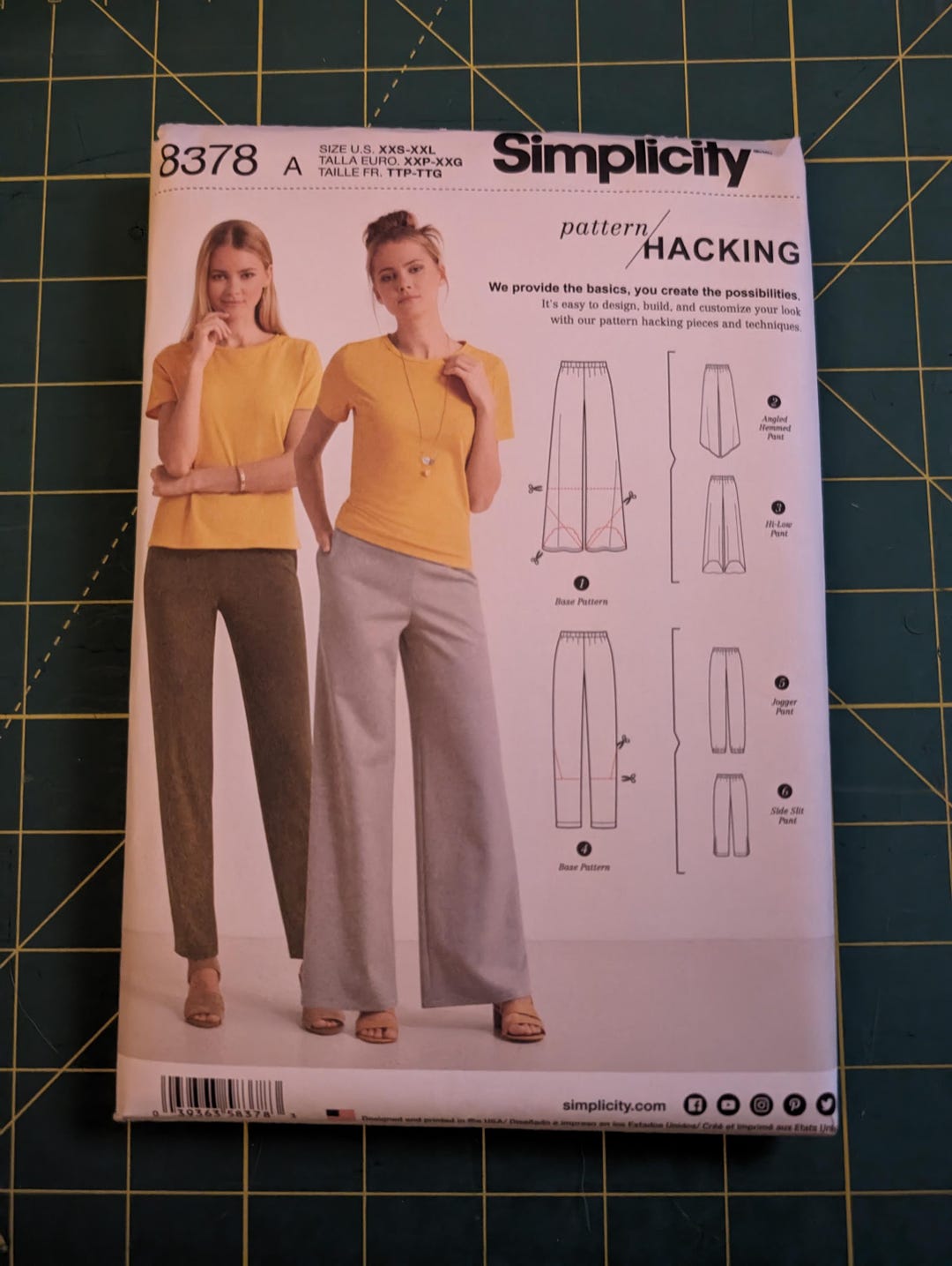 Simplicity 8378 Pattern Hacking Sewing Pattern UNCUT Sizes XXS-XXL - Etsy