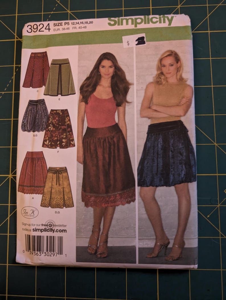 Simplicity 3924 Sewing Pattern UNCUT Sizes 12-20 - Etsy