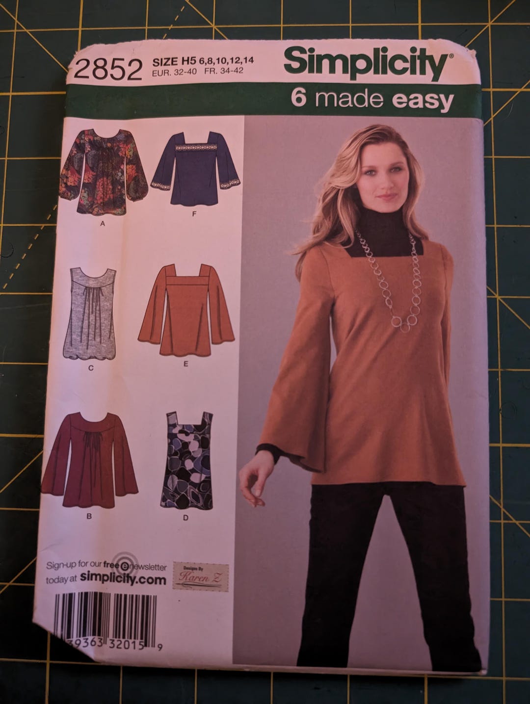 Simplicity 2852 Sewing Pattern UNCUT Sizes 6-14 - Etsy