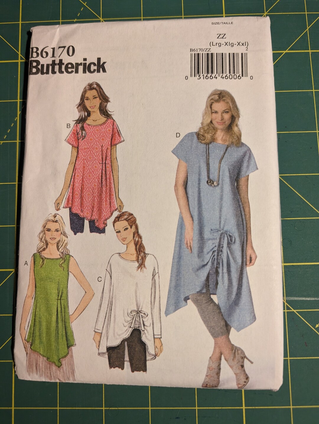 Butterick 6170 Sewing Pattern UNCUT Sizes L-XXL - Etsy