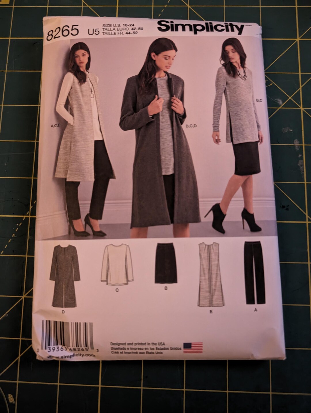 Simplicity 8265 Sewing Pattern UNCUT Sizes 16-24 - Etsy