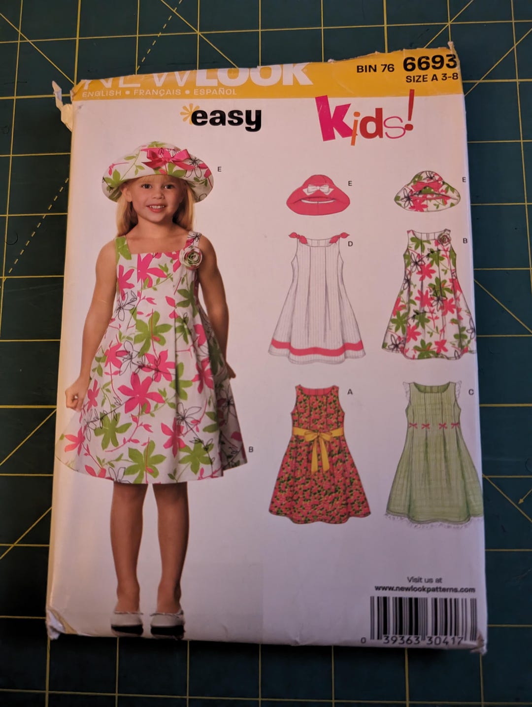 New Look 6693 Sewing Pattern UNCUT Sizes 3-8 - Etsy