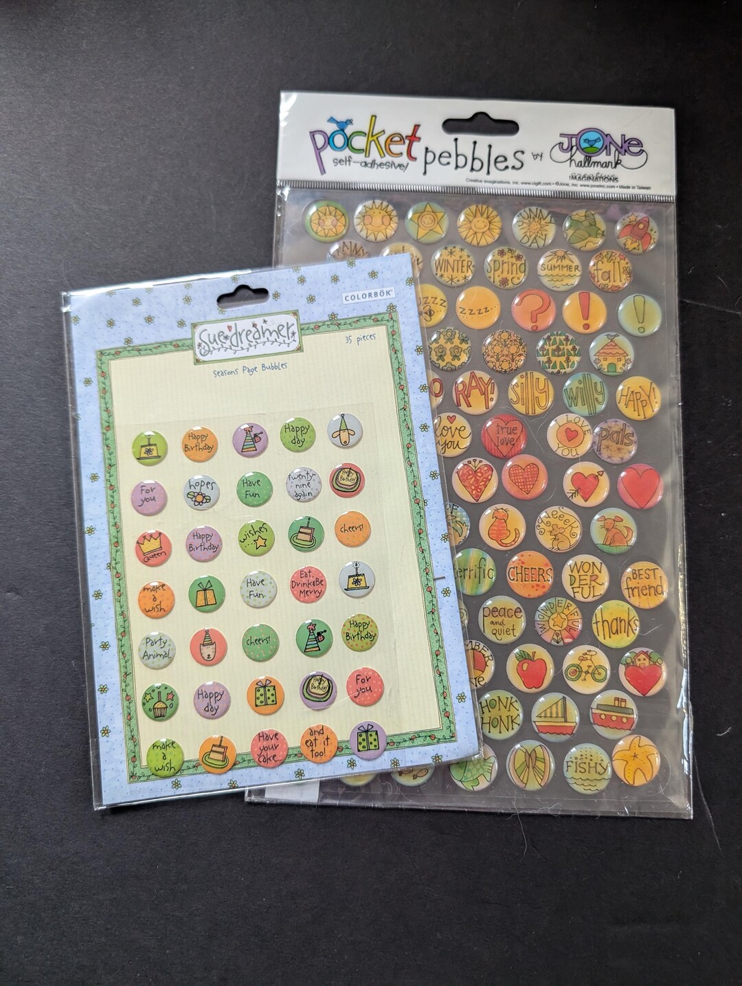 Pebble Stickers Set - Etsy