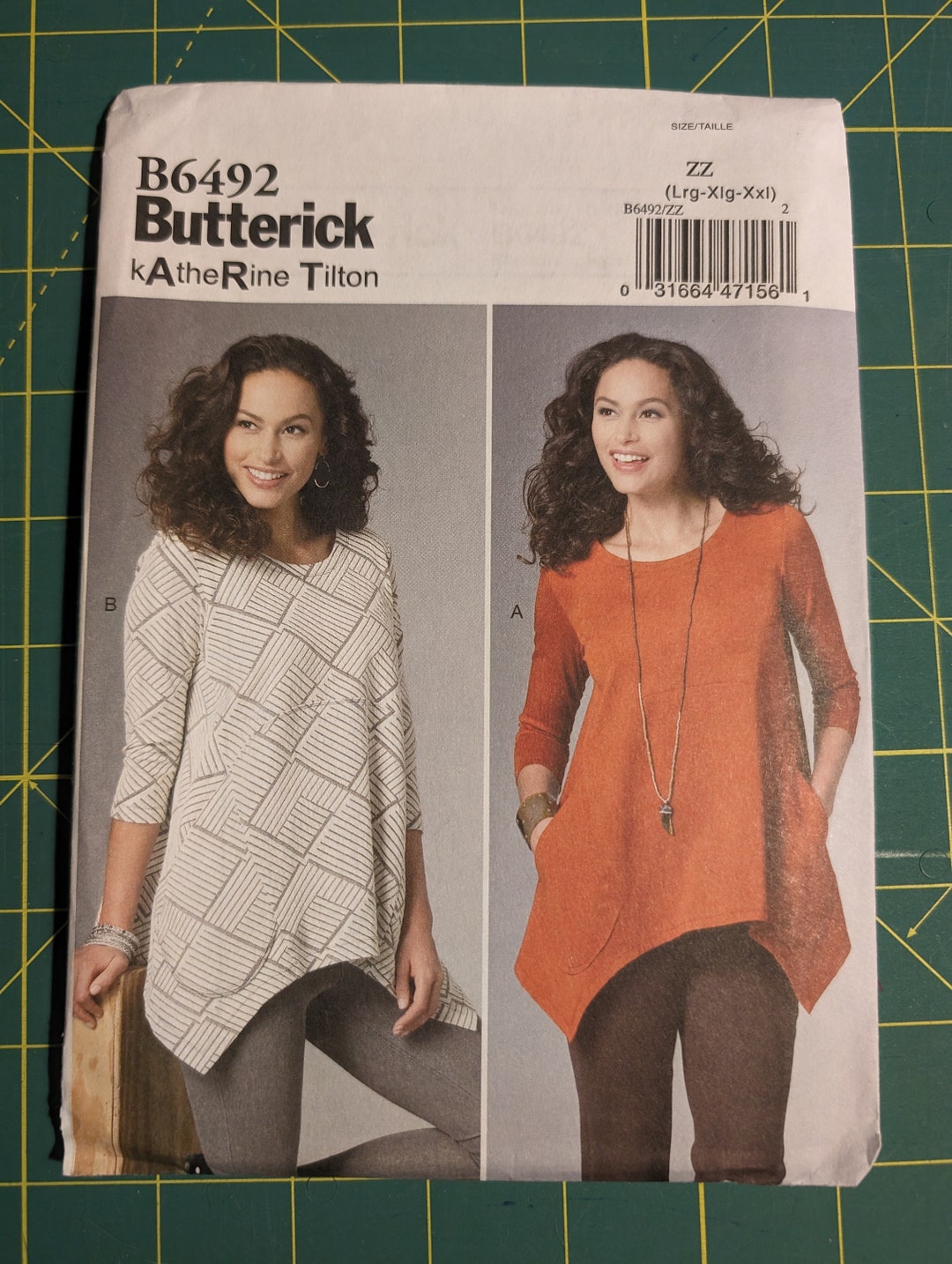 Butterick 6492 Sewing Pattern UNCUT Sizes L-XXL - Etsy