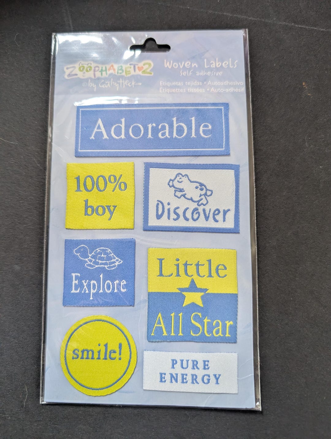 Boy Adhesive Woven Labels - Etsy