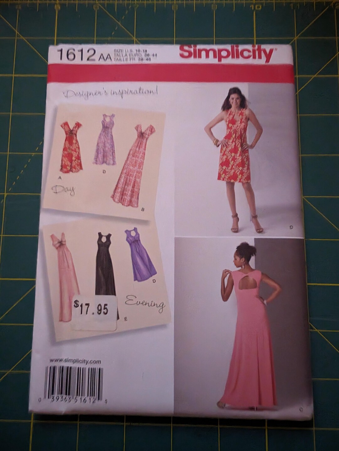 Simplicity 1612 Sewing Pattern UNCUT Sizes 10-18 or 20W-28W - Etsy