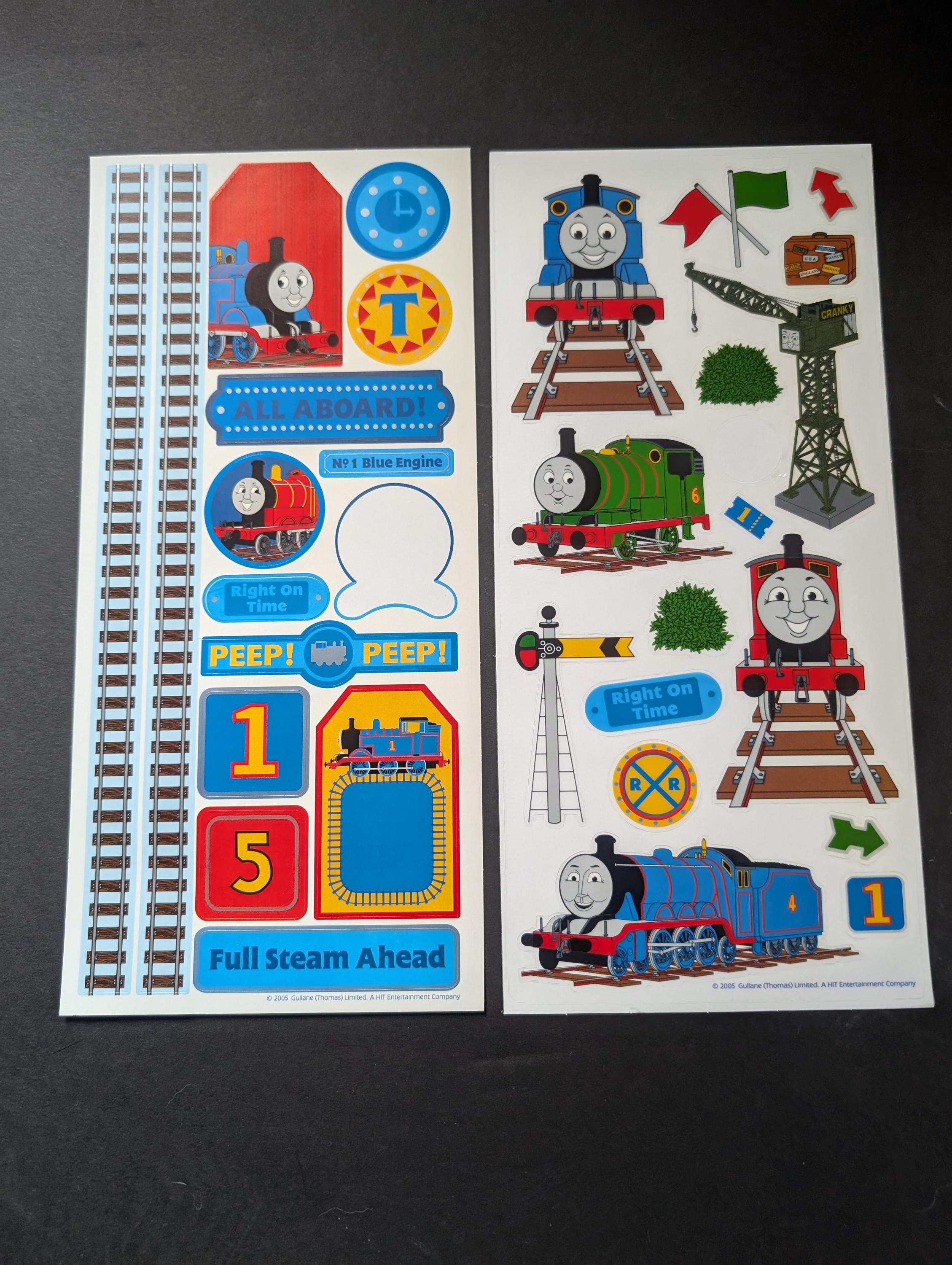 Thomas the Train Scrapbooking Kit Partially Used - Etsy