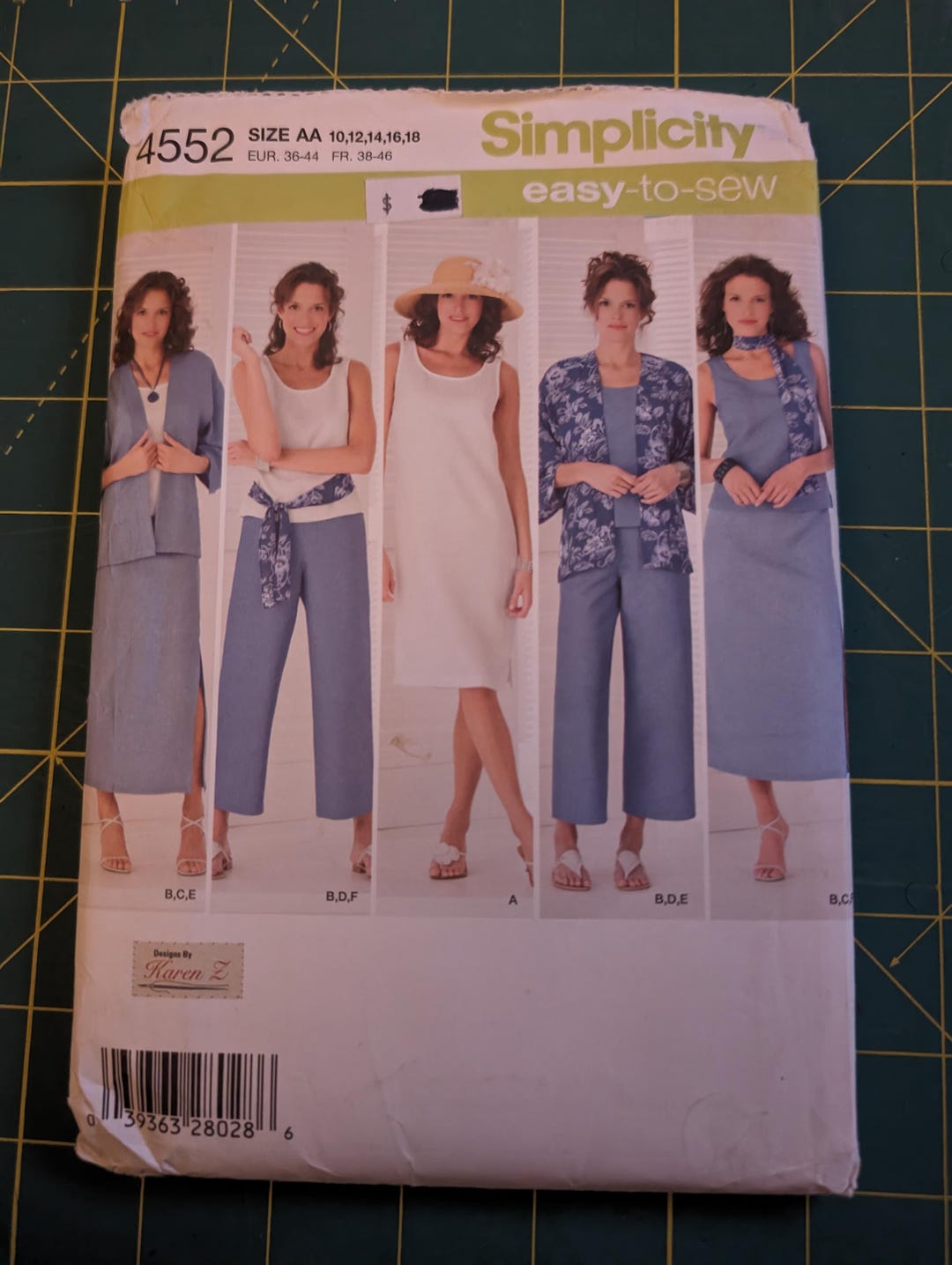 Simplicity 4552 Sewing Pattern UNCUT Sizes 10-18 - Etsy