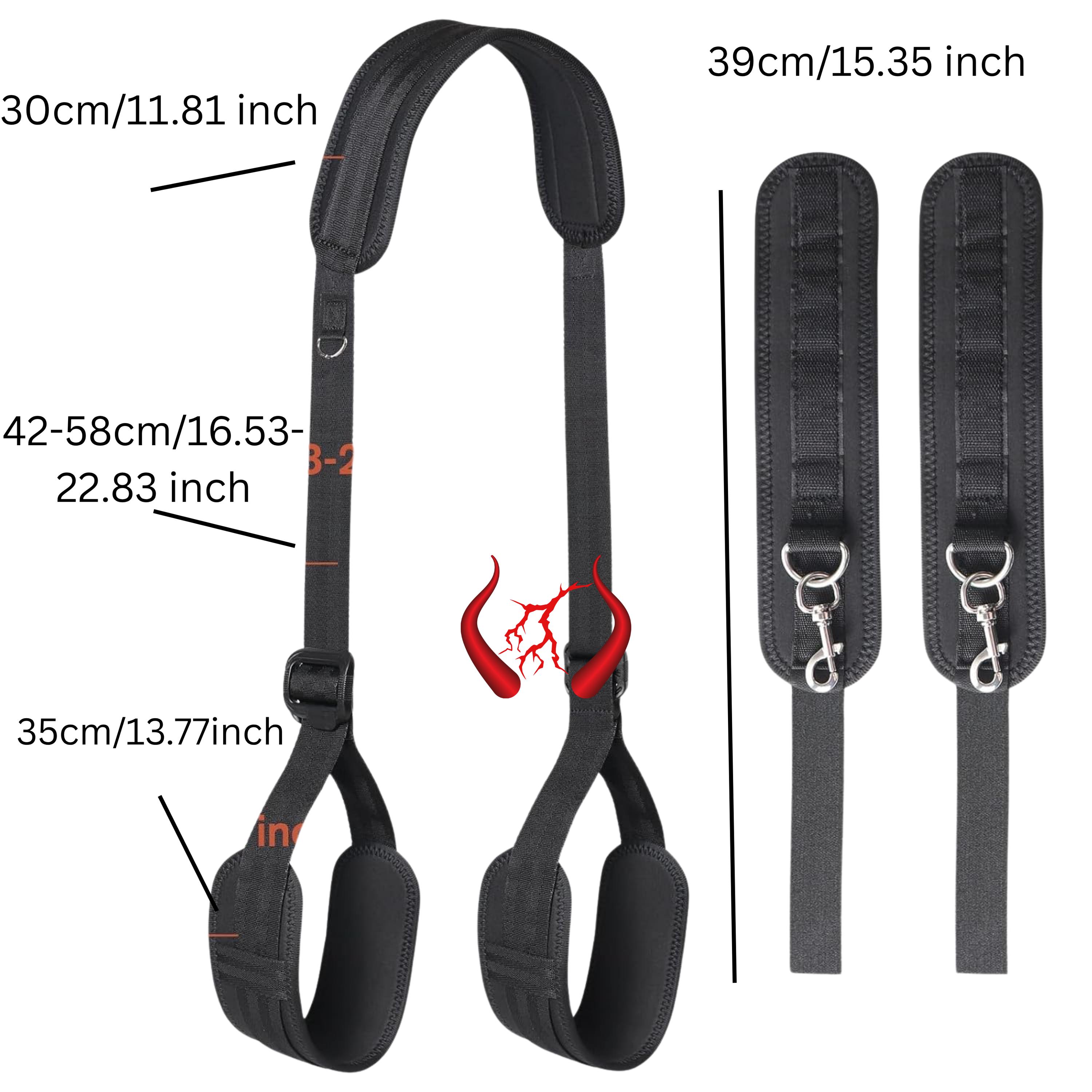 Adjustable BDSM Restraint Kit – Bed Bondage Set With Handcuffs and Leg ...