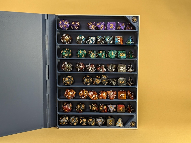 Dice Book - Personalised Dnd Dice Storage Case, Dice Vault, Dungeon ...