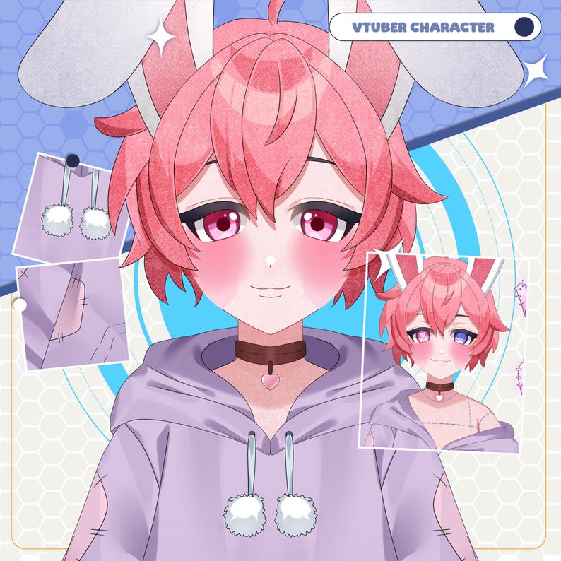 Custom Chibi Vtuber Model Commission: Live2d Rigging and Character ...