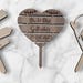 Personalized Wooden Cake Topper: Custom Wedding, Anniversary, Birthday ...