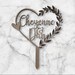 Personalized Wooden Cake Topper: Custom Wedding, Anniversary, Birthday ...