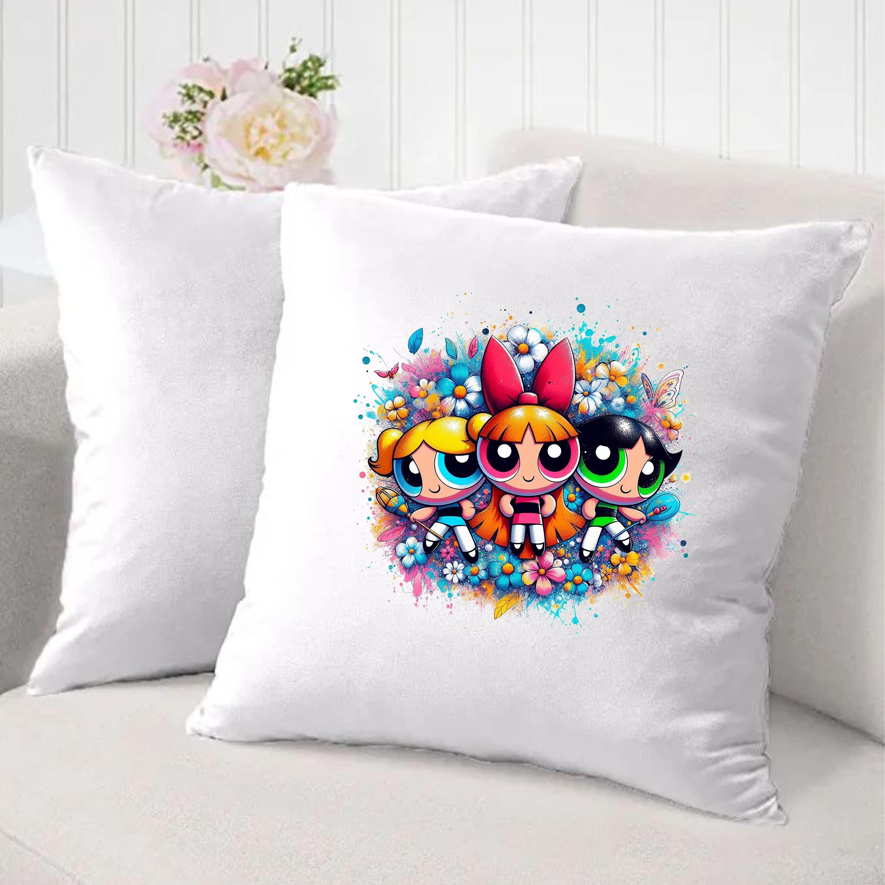 Powerpuff Girl Cute Flower Set 5 PNG Vibrant Cartoon Splash PNG Bundle ...