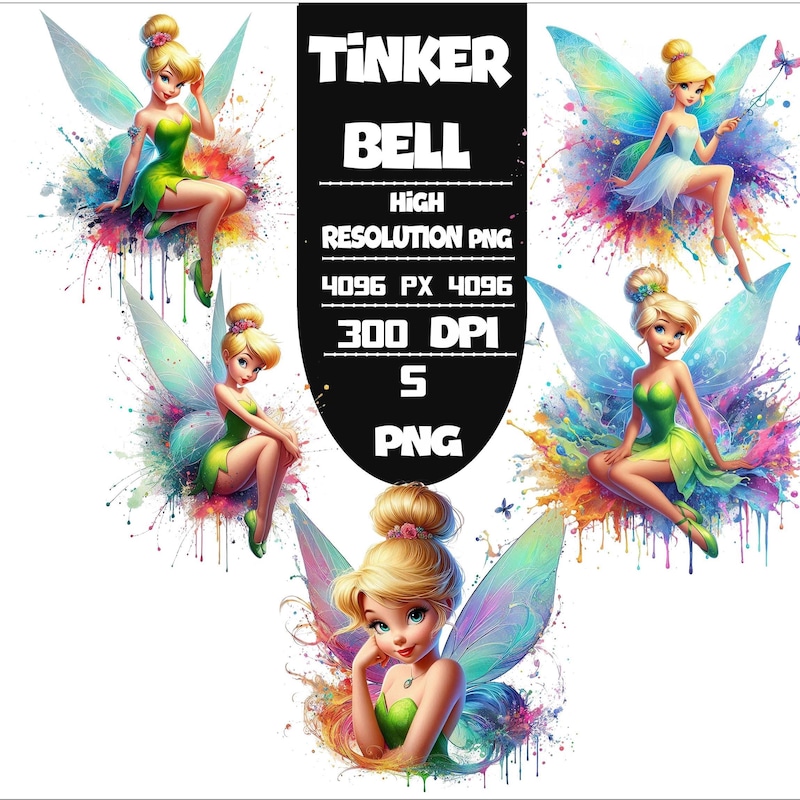 Tinker Bell Print - Etsy