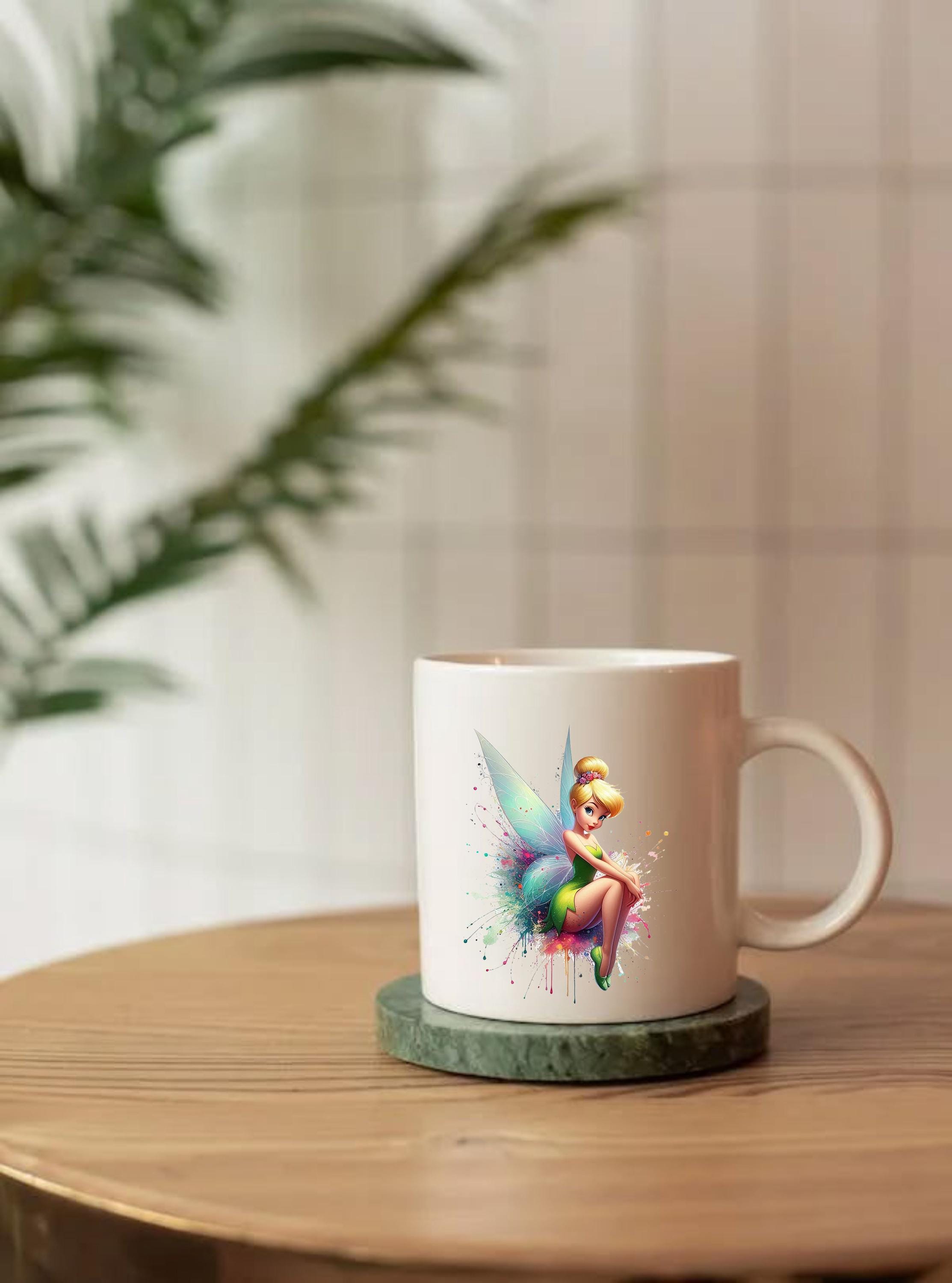 Tinkerbell Cartoon Splash PNG Bundle: 5 Vibrant Designs (digital ...