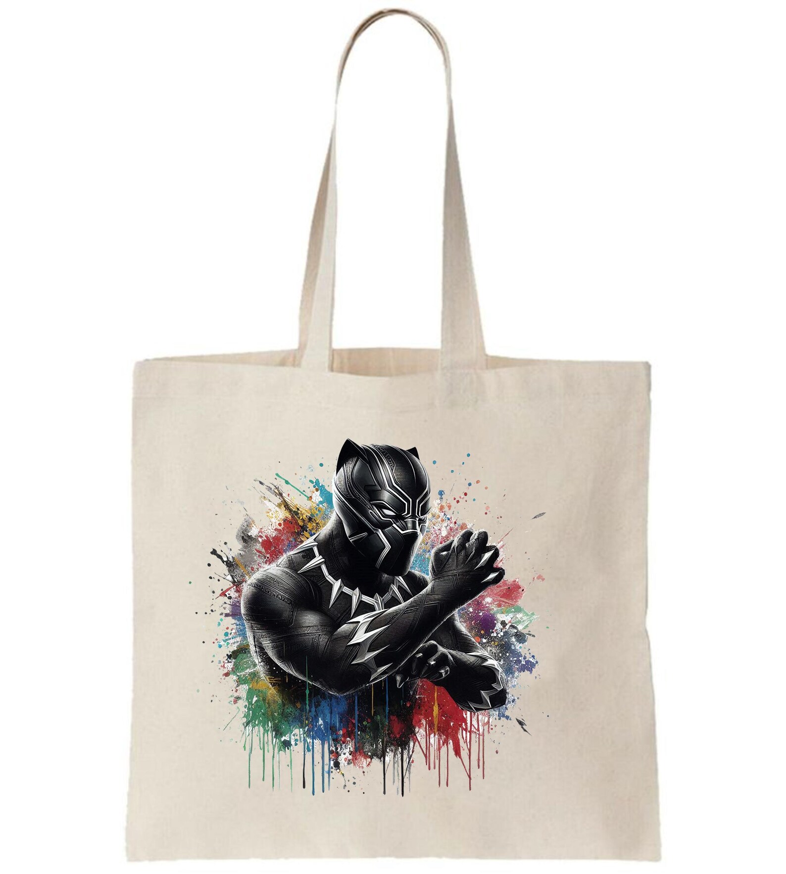 Wakanda Black Panther PNG Bundle: Cartoon Splash Art (digital Download ...