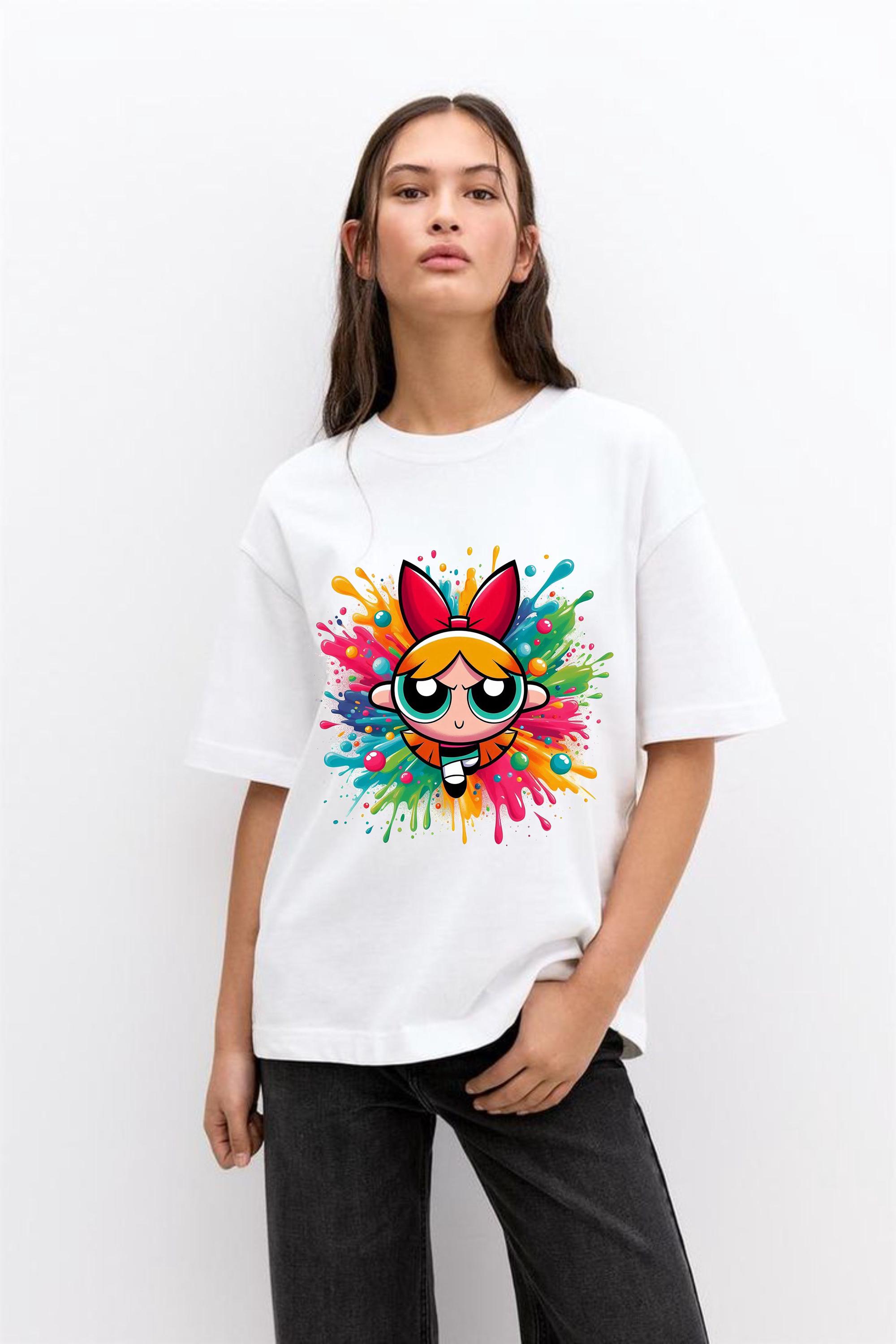 Powerpuff Girls PNG Set: Vibrant Cartoon Splash Designs (digital ...