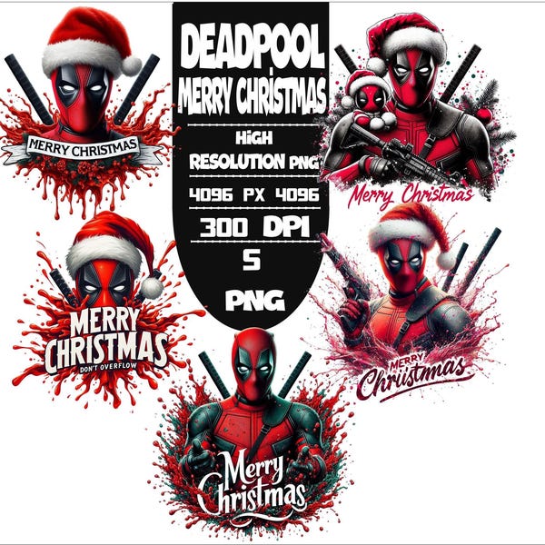 Deadpool christmas - Etsy México