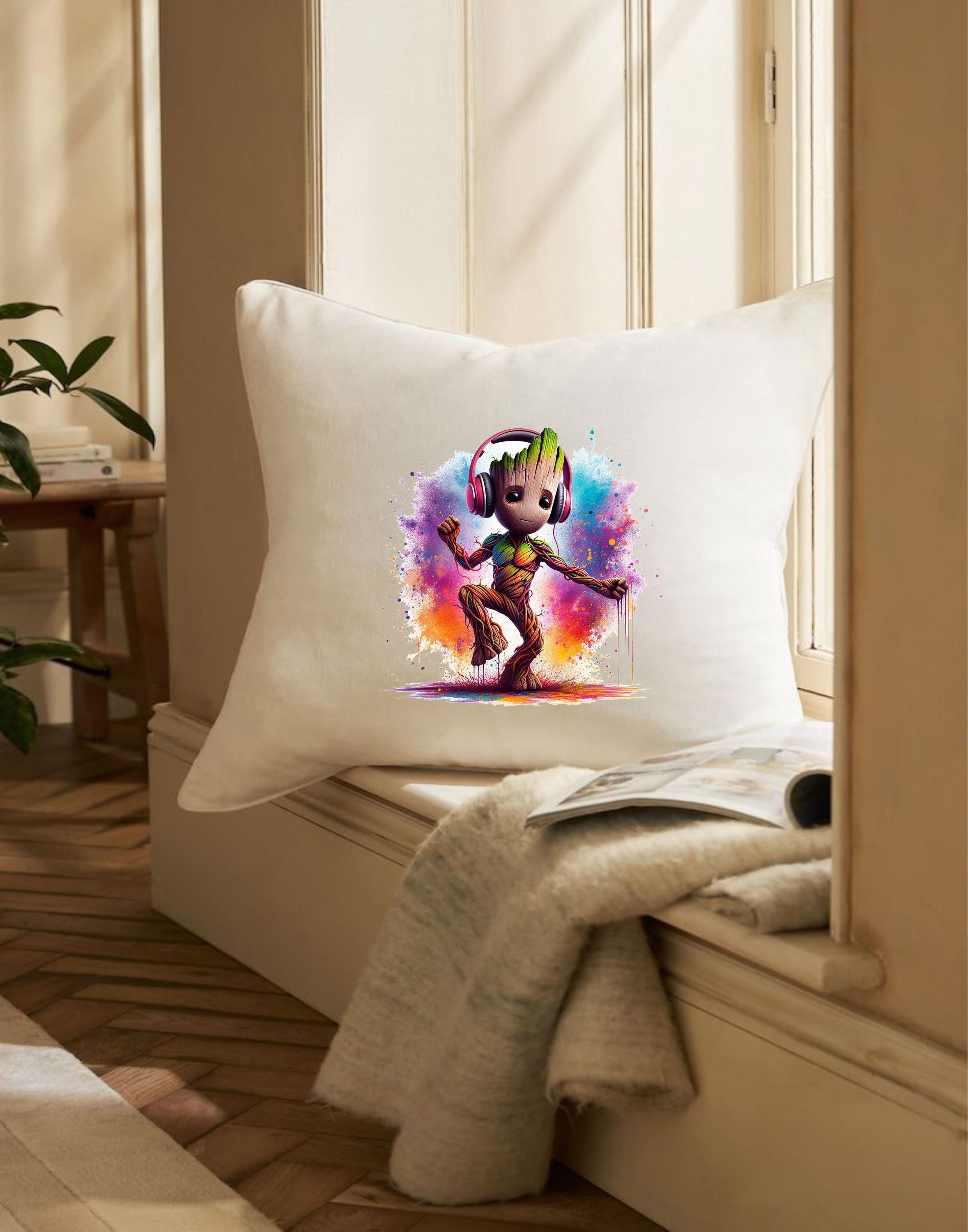 Groot Music PNG Bundle: Cartoon Splash Designs for Sublimation (digital ...