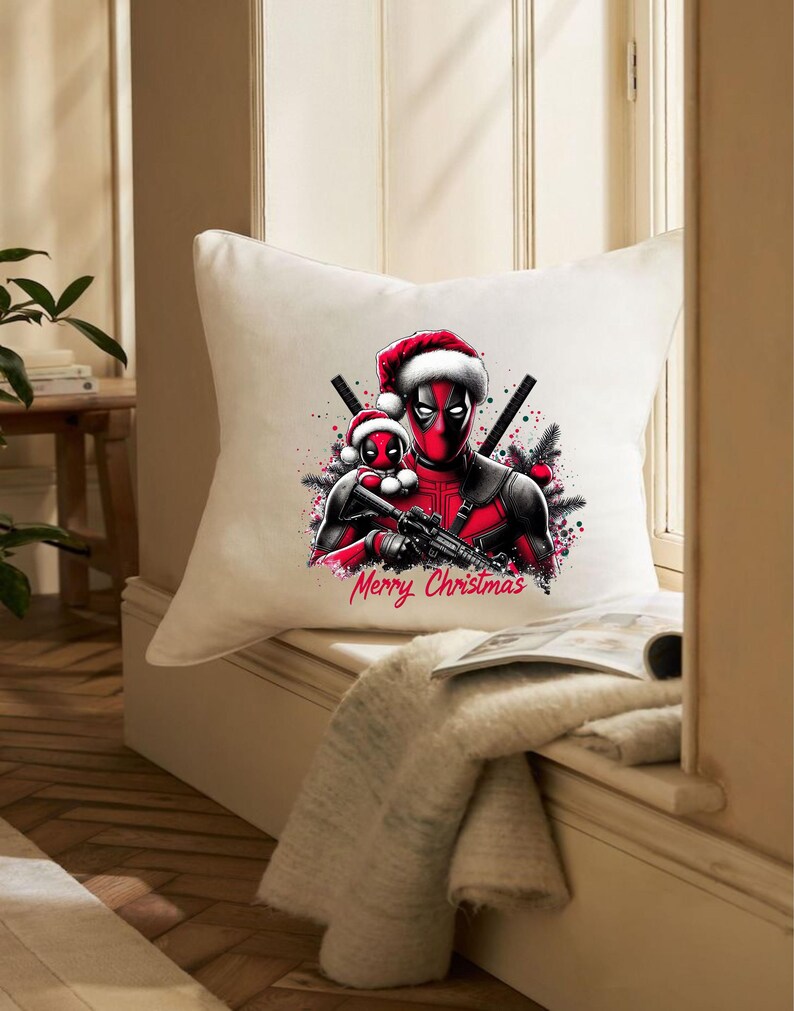 Merry Christmas Deadpool PNG Bundle: Cartoon Splash Designs (digital ...