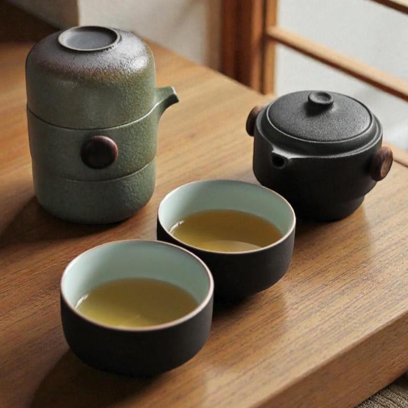 Traditional Japanese Teapot Set - Etsy