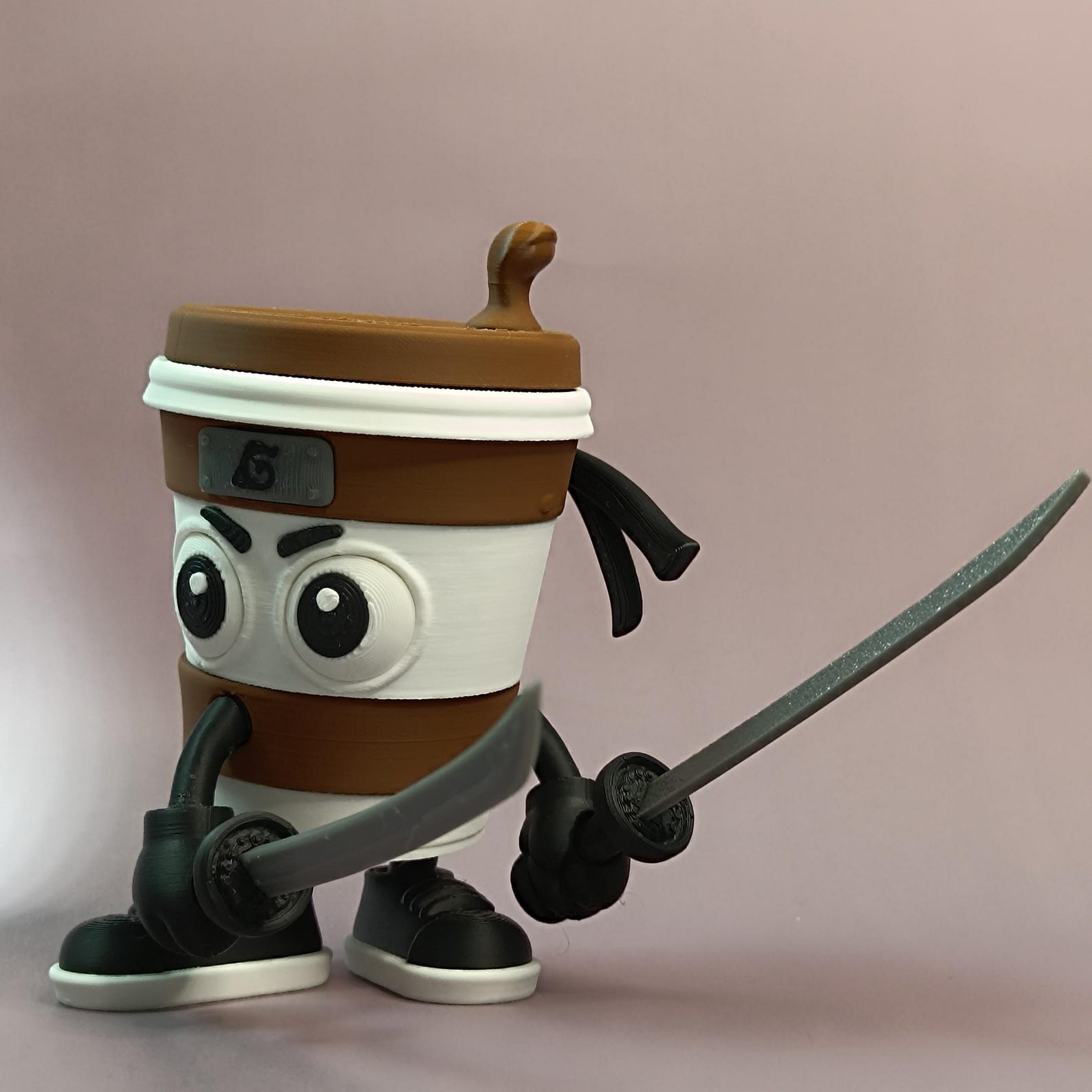 Cappuccino Assassino Figure: Articulated Brainrot Italian Meme Desk Toy ...