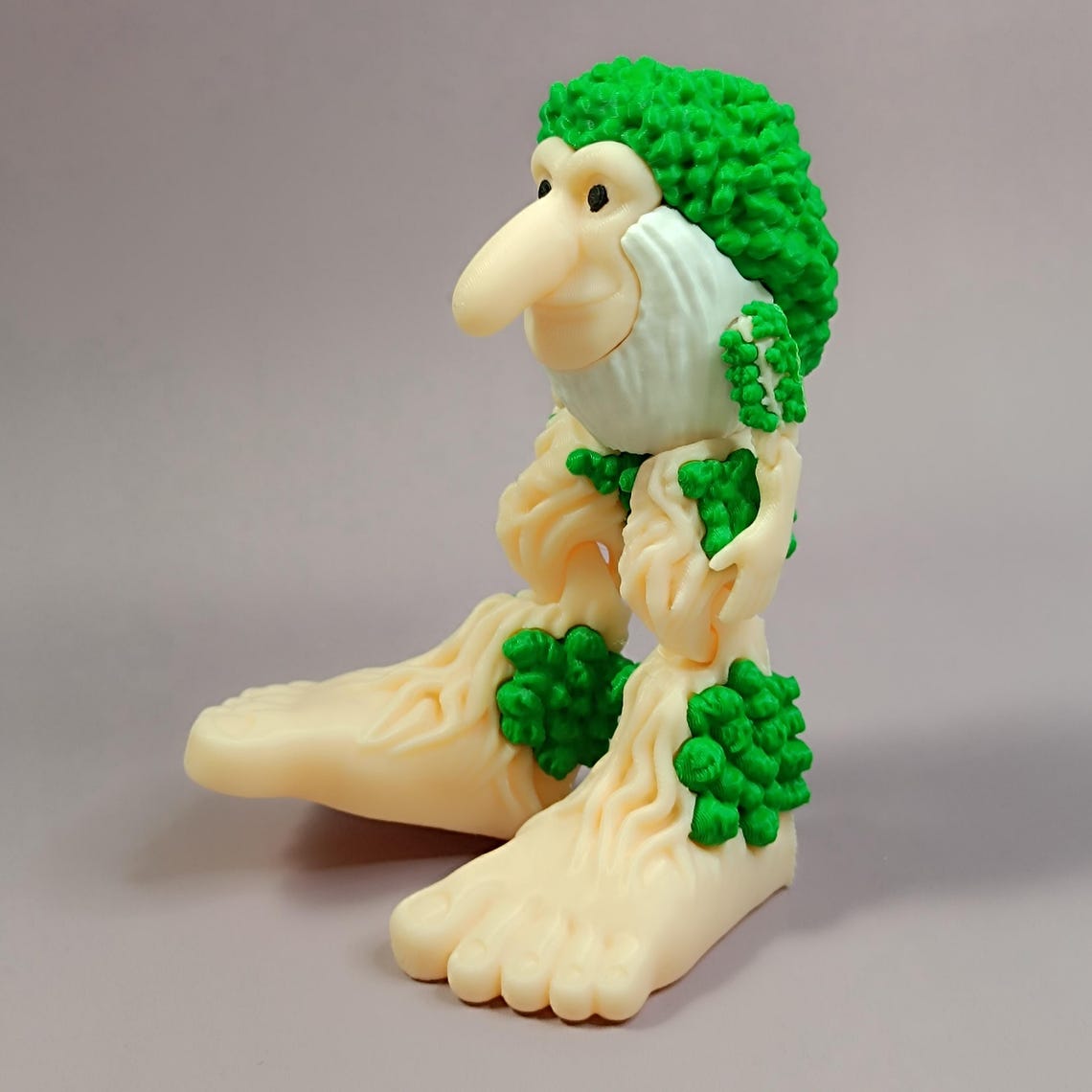 Brr Brr Patapim Meme Figure, Articulated 3D Printed Toy, Viral Italian ...