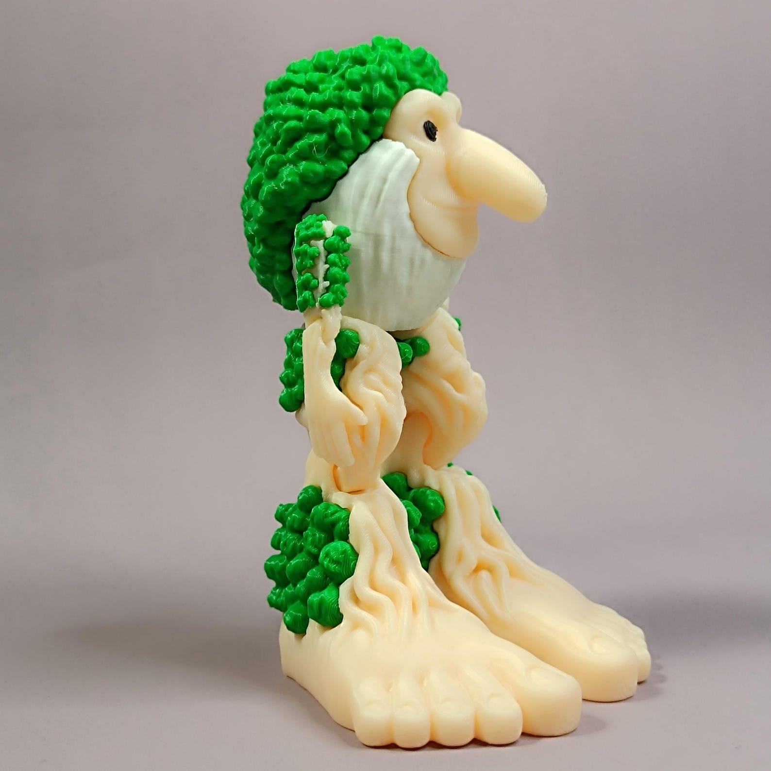 Brr Brr Patapim Meme Figure, Articulated 3D Printed Toy, Viral Italian ...