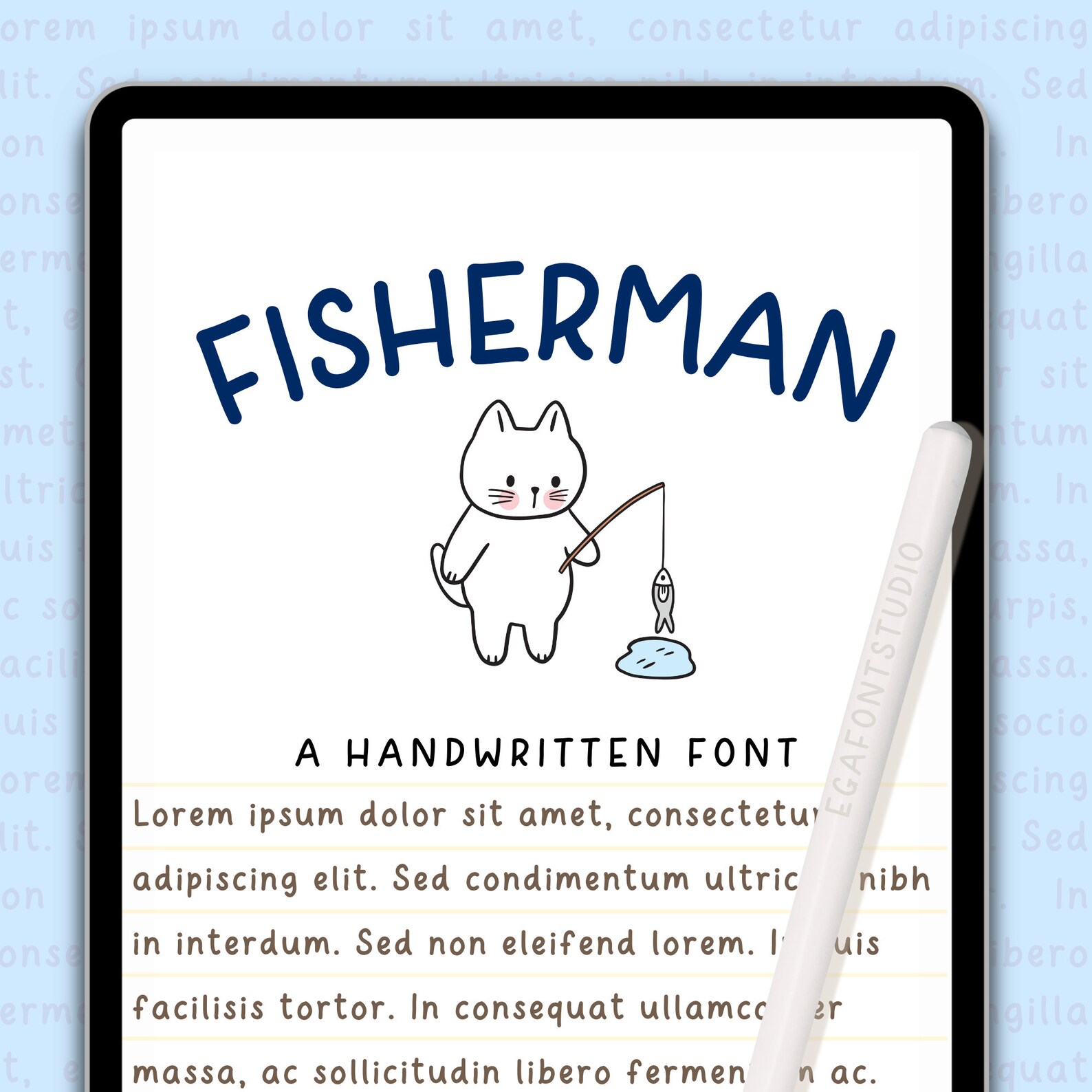 Student Notes, Neat Handwritten Font for Goodnotes, Clean Handwritten ...