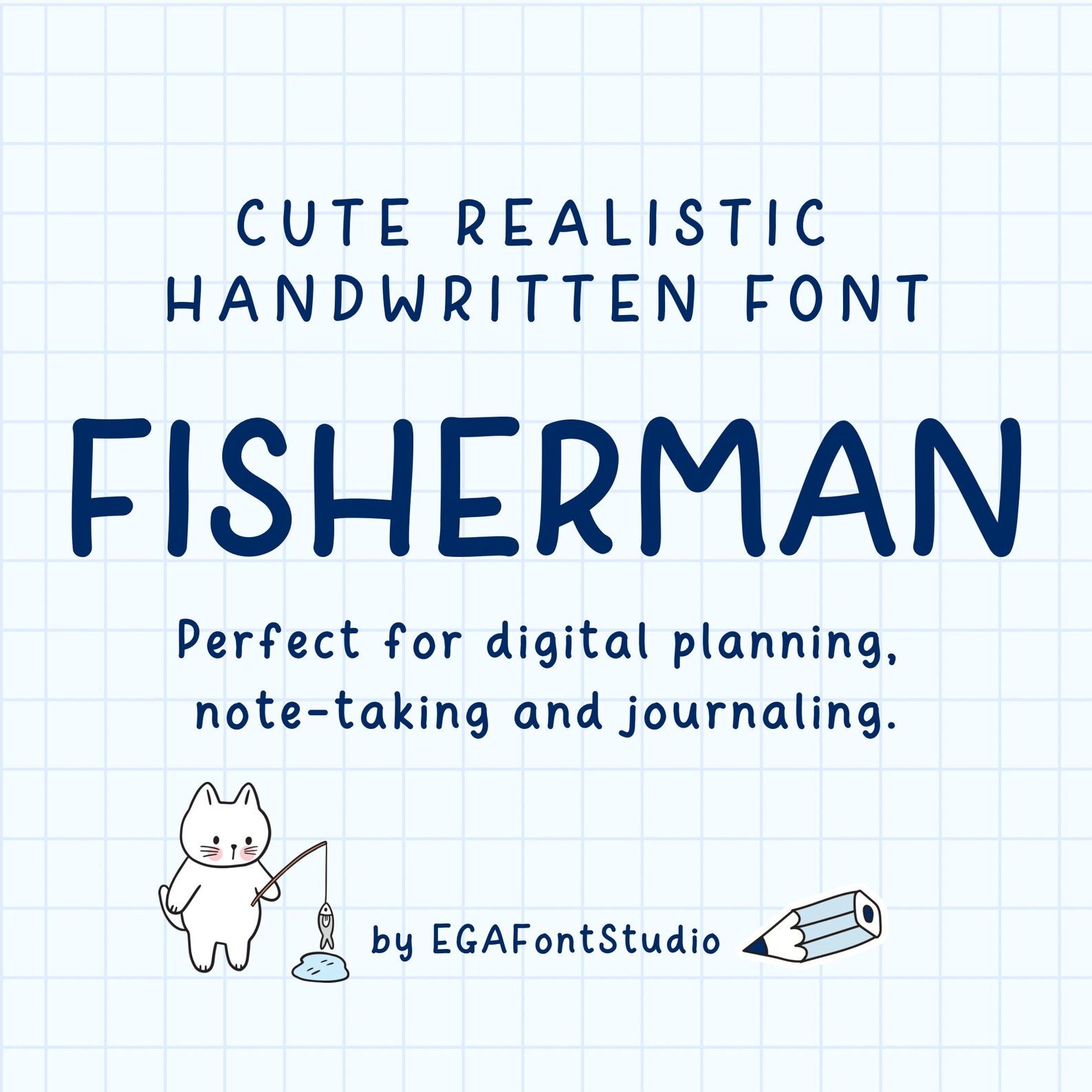 Student Notes, Neat Handwritten Font for Goodnotes, Clean Handwritten ...