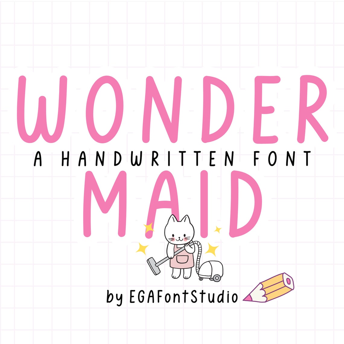 Handwritten Font for Notes, Goodnotes & Study | Neat Handwriting Font ...