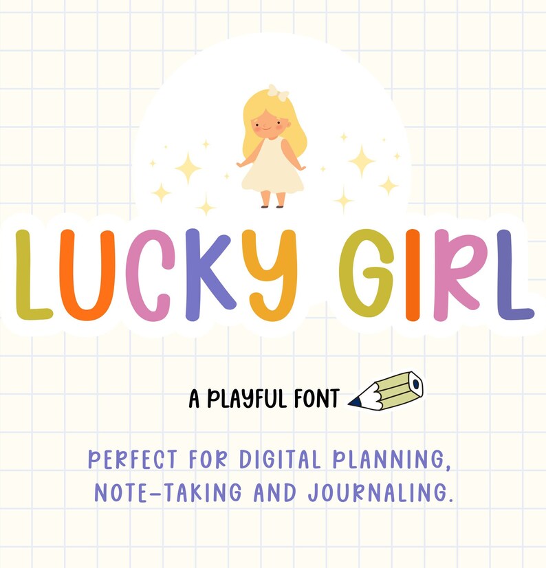 Aesthetic Note Taking Font | Clean Handwritten Font for Digital Planner ...