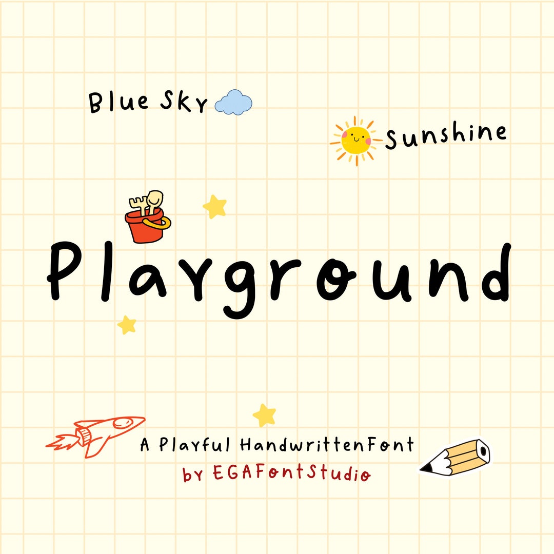 Note Font for Goodnotes & Notetaking | Kids Handwritten Font for School ...