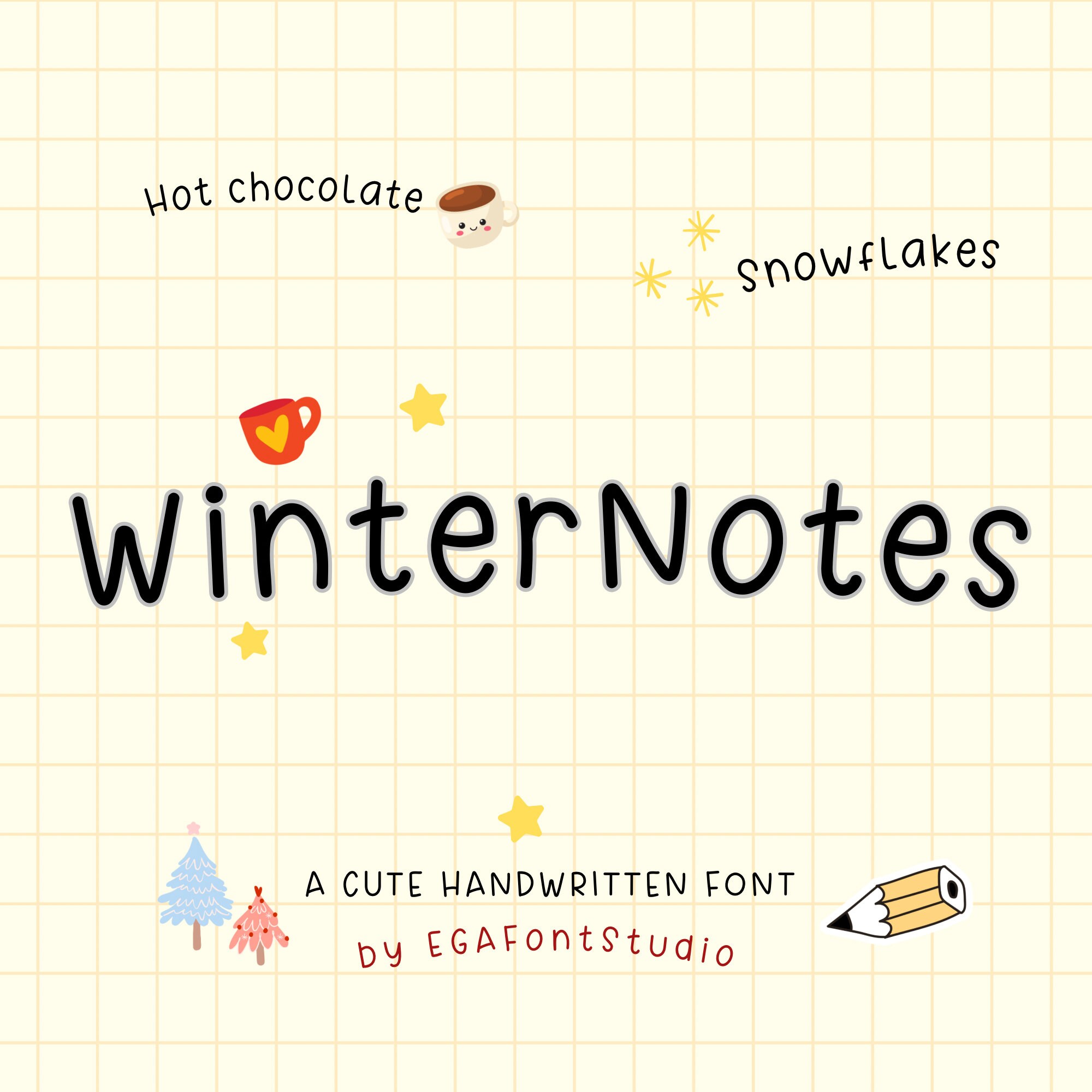 Note Font, Handwritten Font Goodnotes Font Notetaking Font Kids Font ...