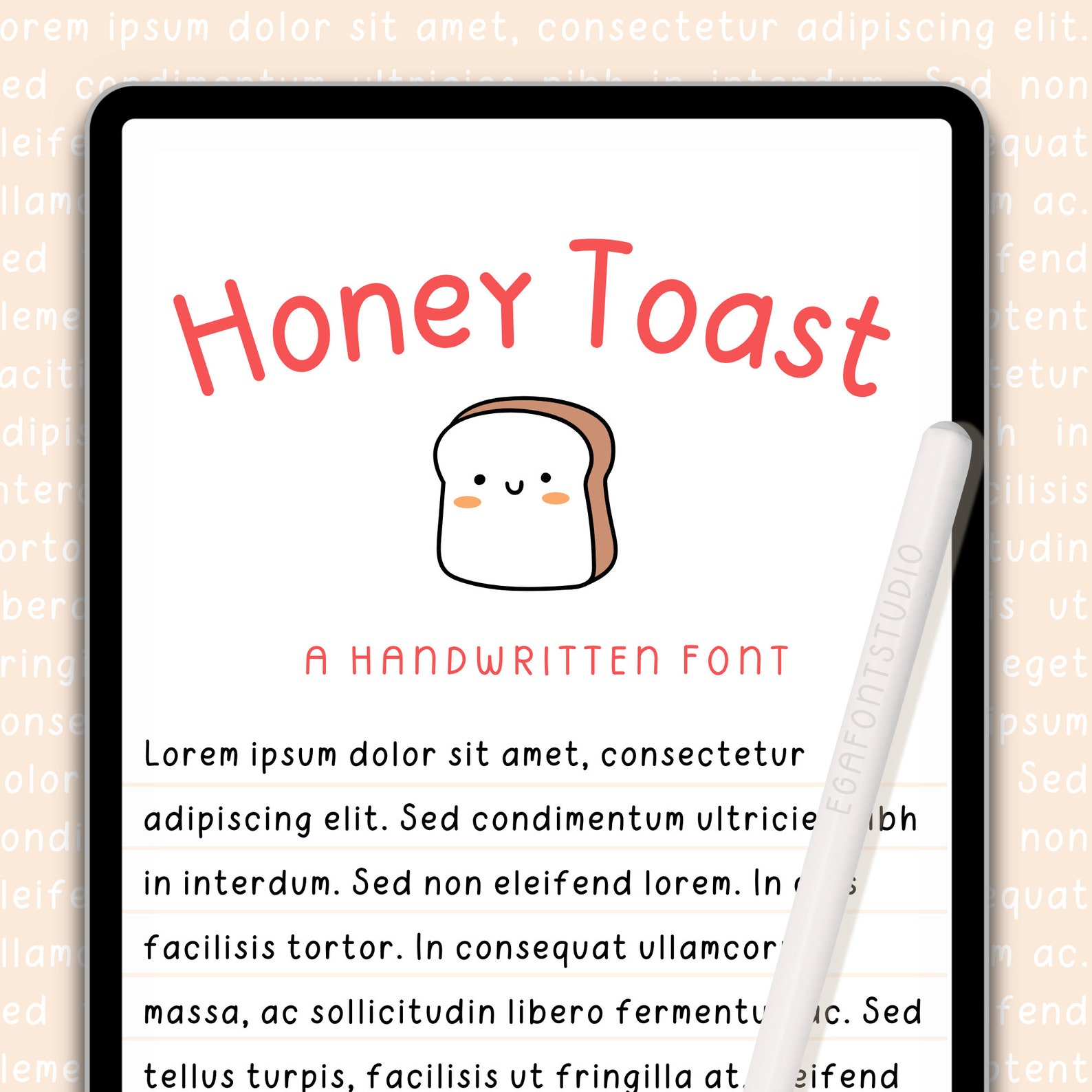 Handwritten Font for Goodnotes Text, Note Taking Font Planner, Kids ...