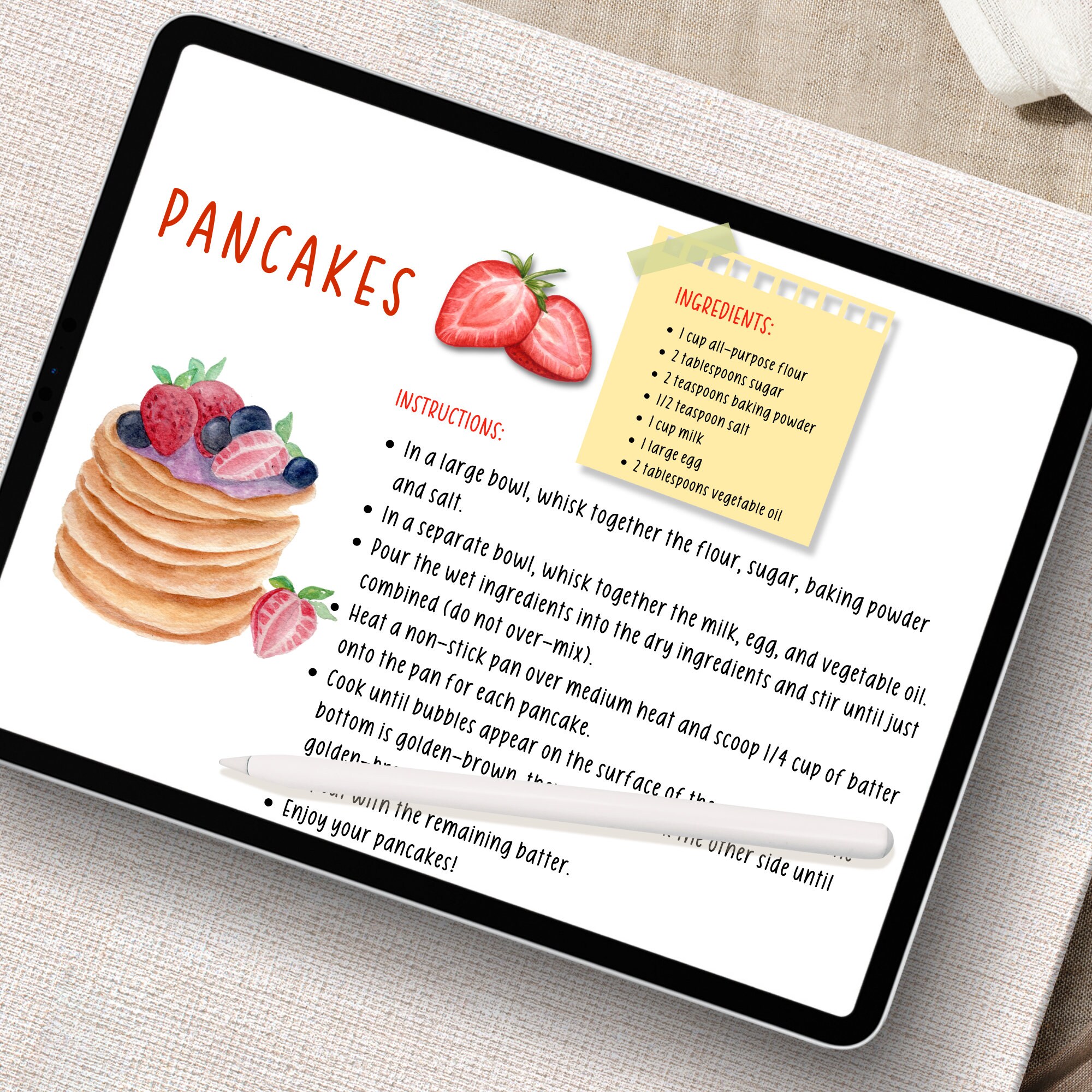 Student Notes, Neat Handwritten Font for Goodnotes, Clean Note Taking ...
