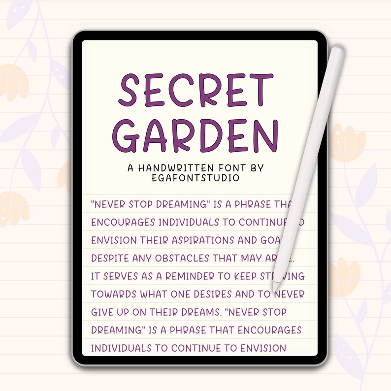 Handwritten Font , Note Taking Font, Study Font, Digital Notes ...