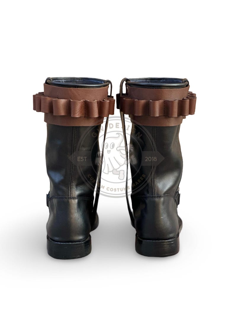 Cad Bane Inspired Cosplay Leather Boots – Star Wars Leather Shoes ...