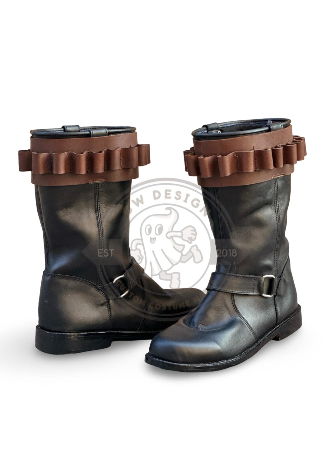 Cad Bane Inspired Cosplay Leather Boots – Star Wars Leather Shoes ...